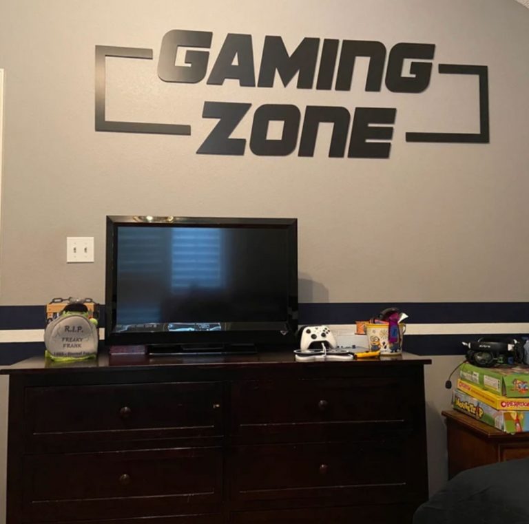 Gaming Zone 3D decoration - Bois - Wepic