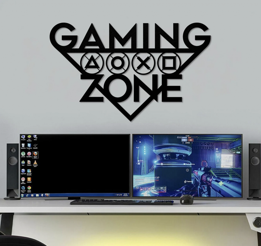 Gaming Triangle Decoration - Wepic
