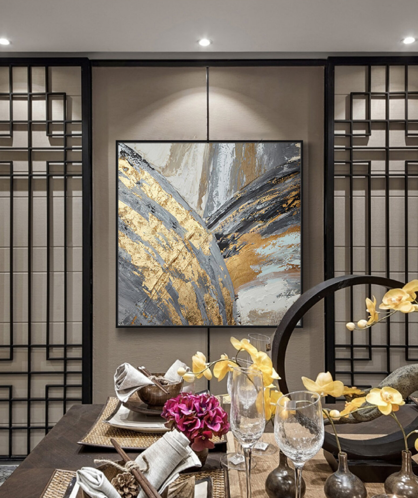 The Embrace of Silver and Gold - Encadrement américain - Wepic