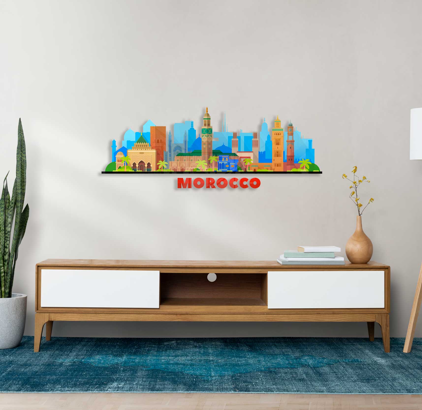 Tableau Les Monuments Majestueux du Maroc - Wepic