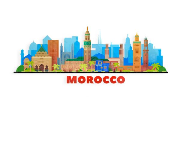 Tableau Les Monuments Majestueux du Maroc - Wepic